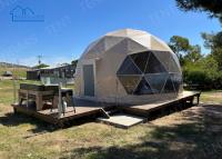 China Geodesic Dome Glamping Tent with PVC Transparent Roof 950GSM - 3×2.35m to 10×5m Sizes for Luxury Outdoor Accommodation for sale