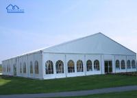 China Wind-Resistant Party Marquee Tent 6061 T6 Alloy Frame Fire Retardant PVC Canopy Custom Size for sale