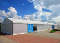 China Customized White Party Marquee Tent Aluminum Frame PVC Fabric 100km/h Wind Load for sale