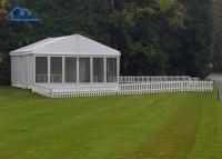 China Clear PVC Camping Party Marquee Tent with 650gsm Aluminum Frame - 100km/hr Wind Resistance for Commercial Use for sale