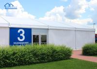 China PVC Waterproof Outdoor Party Tent 3-60m Width Custom Size with 15+ Year Service Life and 100km/hr Wind Resistance for sale