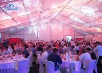China PVC Fabric Party Marquee Tent 3-70m Width Fire Retardant B1 with 15+ Year Aluminum Frame for sale