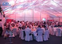China Waterproof Aluminum Alloy Party Marquee Tent 3-80M Clear Roof Canopy Structure for sale
