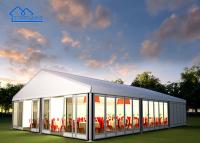 China Custom Outdoor Party Tent 3-60m Width Fire Retardant UV Resistant Aluminum Frame Structure for sale