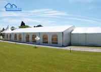 China Custom Outdoor Party Tent 3-60m Width Fire Retardant UV Resistant Aluminum Frame Structure for sale
