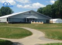 China Customized White Party Marquee Tent Aluminum Frame PVC Fabric 100km/h Wind Load for sale