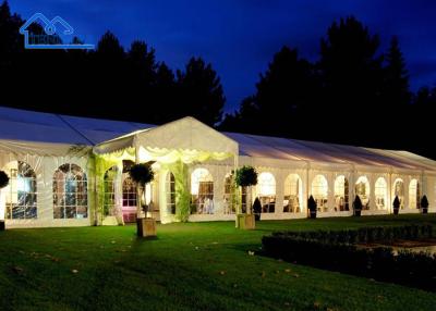 China Clear Span PVC Event Tent with 60m Width & 120km/h Wind Load - Aluminum 6061 Frame Structure for sale