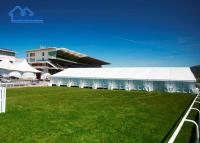 China Luxury White Party Marquee Tents 3-60m Width with 850g PVC Fabric and Aluminum Frame for Events for sale