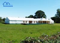 China Clear Span PVC Event Tent with 60m Width & 120km/h Wind Load - Aluminum 6061 Frame Structure for sale