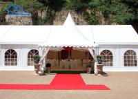 China Outdoor Party Marquee Tent with Clear Roof - 80-140 km/h Wind Resistance, 25 kg/m² Snow Load for Weddings for sale