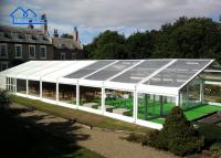 China Heavy-Duty Square Party Marquee Tents Waterproof PVC Aluminum Alloy Frame Anchored Lawn Canopy Structure for sale