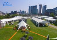 China Custom PVC Fabric Fire Retardant Party Tents 10x30 Size with 850gsm Roof Material and 100km/h Wind Resistance for sale