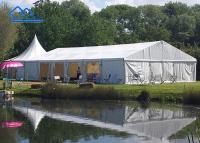 China Custom Waterproof Outdoor Party Tent 4m Height with 850gsm PVC Roof and 100km/hr Wind Resistance for sale