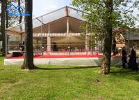 China Outdoor Party Marquee Tent 8m-10m Width Fire Retardant PVC Walls 100km/hr Wind Resistance for sale