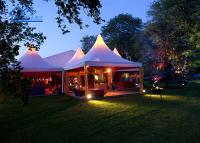 China UV Resistant Party Marquee Tent 100-120 km/h Windproof with 850g PVC Coated Fabric for Outdoor Events for sale