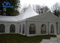 China Outdoor Transparent Luxury Marquee Tent Aluminum Frame 850gsm PVC Wedding Party Event Tent for sale