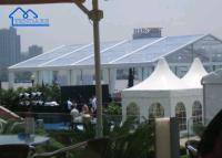 China Fastup Water Resistant Wedding Marquee Tent Aluminum Frame 6061-T6 Heavy Duty 100km Wind Load for sale