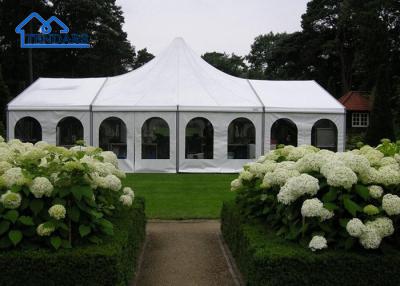 China TENDARS 10x25m White Church Wedding Marquee Tent Aluminium Frame Fire Retardant for sale