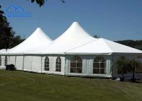 China TENDARS 10x25m White Church Wedding Marquee Tent Aluminium Frame Fire Retardant for sale