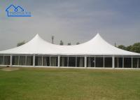 China Customized Outdoor Wedding Tent Anti Ultraviolet Snow Load 0.3KN/sqm Width 3m to 60m for sale