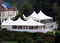 China Customized Outdoor Wedding Tent Anti Ultraviolet Snow Load 0.3KN/sqm Width 3m to 60m for sale