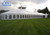 China Customized Outdoor Wedding Tent Anti Ultraviolet Snow Load 0.3KN/sqm Width 3m to 60m for sale