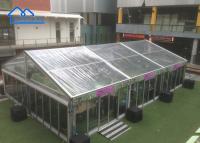 China Acrylic PVC Roof Wedding Marquee Tent 10m-25m Span SGS M2 Certified Heavy Duty Waterproof for sale