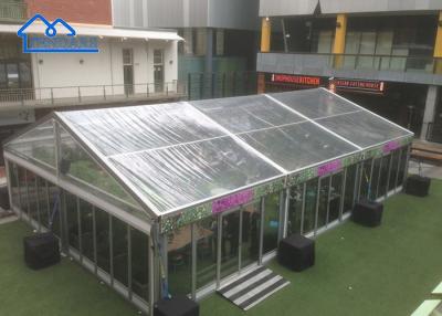 China Acrylic PVC Roof Wedding Marquee Tent 10m-25m Span SGS M2 Certified Heavy Duty Waterproof for sale