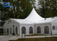 China Outdoor Transparent Luxury Marquee Tent Aluminum Frame 850gsm PVC Wedding Party Event Tent for sale