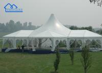 China Outdoor Transparent Luxury Marquee Tent Aluminum Frame 850gsm PVC Wedding Party Event Tent for sale