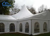 China Custom Transparent Wedding Marquee Tent 3m to 50m Clear Span Aluminum Frame Waterproof for sale