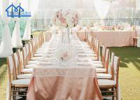 China Acrylic PVC Roof Wedding Marquee Tent 10m-25m Span SGS M2 Certified Heavy Duty Waterproof for sale