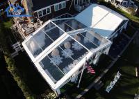 China Large Transparent A Shape Marquee Tent Heavy Duty Outdoor Wedding Event Shelter 20m to 60m Width for sale