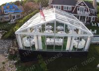 China Large Transparent A Shape Marquee Tent Heavy Duty Outdoor Wedding Event Shelter 20m to 60m Width for sale
