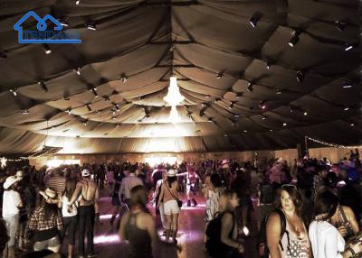 China Aluminum Frame Wedding Tent - 100% Waterproof PVC Cover, -30°C to +70°C Temperature Range, 100 km/h Wind Load Capacity for sale