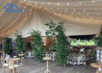 China Aluminum Frame Wedding Tent - 100% Waterproof PVC Cover, -30°C to +70°C Temperature Range, 100 km/h Wind Load Capacity for sale