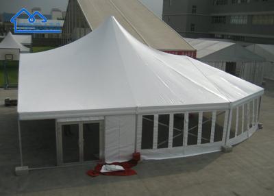 China Outdoor Transparent Luxury Marquee Tent Aluminum Frame 850gsm PVC Wedding Party Event Tent for sale