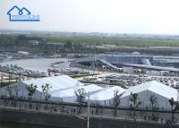 China OEM Aluminum Outdoor Wedding Canopy Tents 3-50m Width Flame Retardant Waterproof PVC Fabric for sale