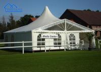 China Custom Transparent Wedding Marquee Tent 3m to 50m Clear Span Aluminum Frame Waterproof for sale
