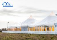 China Waterproof Commercial Marquee Tents 6-50m Width with 100km/h Wind Resistance and CE Certification for sale