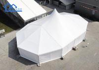 China Customized Outdoor Wedding Tent Anti Ultraviolet Snow Load 0.3KN/sqm Width 3m to 60m for sale