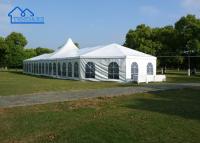 China OEM Outdoor Party Wedding Tents with Flame Retardant PVC Frame - 3m to 40m Width Options, 100km/h Wind Resistance for sale