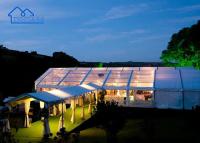 China Clear Span Aluminum Frame Tent 3-60m Span with 5-Year Warranty - Waterproof PVC Cover DIN4102 B1 Certified for sale