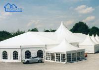 China Durable Custom Wedding Event Tent - 850g/m² PVC Fabric, 4.2-6.4m Ridge Height, CE Certified Aluminum Frame for sale
