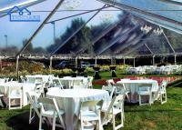 China Four Seasons Aluminum Frame Wedding Marquee Tent with Windows - 100km/h Wind Load & 0.5kN/m² Snow Load for sale