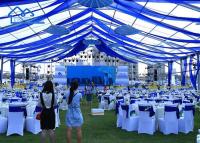 China OEM Outdoor Party Wedding Tents with Flame Retardant PVC Frame - 3m to 40m Width Options, 100km/h Wind Resistance for sale