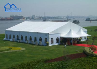 China OEM Outdoor Party Wedding Tents with Flame Retardant PVC Frame - 3m to 40m Width Options, 100km/h Wind Resistance for sale