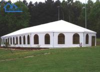 China Custom Aluminum Wedding Marquee Tent - 100km/h Wind Load, 0.5kN/m² Snow Load, Waterproof PVC Roof for sale