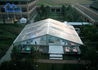 China Custom Aluminum Wedding Marquee Tent - 100km/h Wind Load, 0.5kN/m² Snow Load, Waterproof PVC Roof for sale