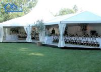 China Custom Aluminum Wedding Marquee Tent - 100km/h Wind Load, 0.5kN/m² Snow Load, Waterproof PVC Roof for sale